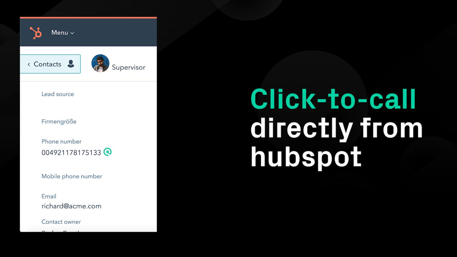CLINQ HubSpot Integration | Connect Them Today