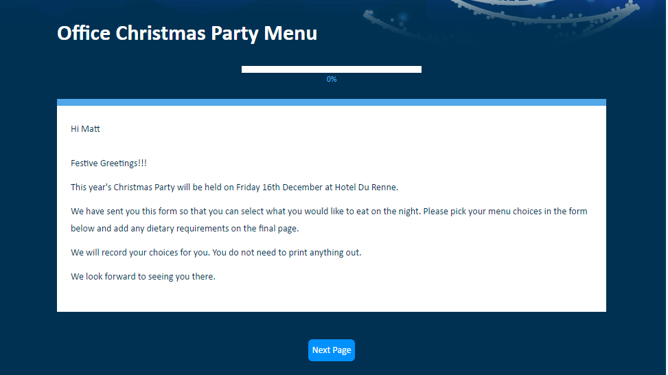Christmas Party Questionnaire – We’ve Got It Covered - SmartSurvey