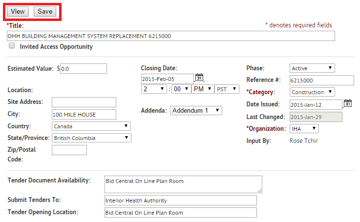 Edit Opportunity | Etegri Help