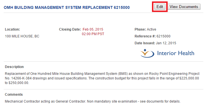 Edit Opportunity | Etegri Help