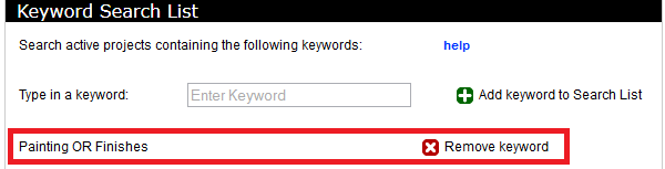Opportunity Matching | Help