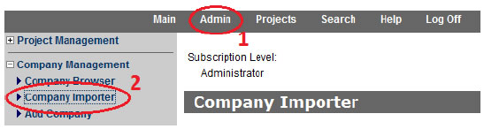 Company Import | PlanSource Help