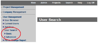 Search a User | PlanSource Help