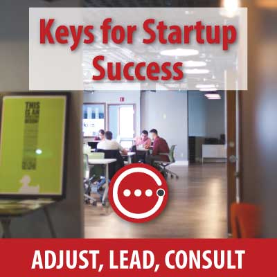 Keys for Startup Success: Adjust, Lead, Consult