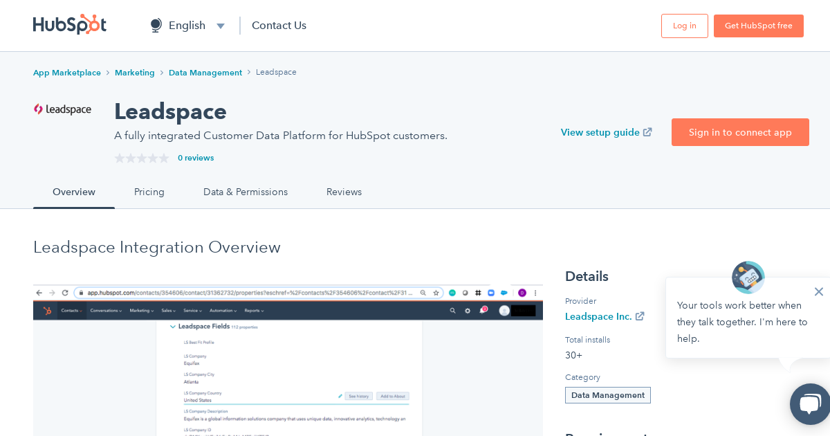 Leadspace HubSpot Integration | Connect Them Today