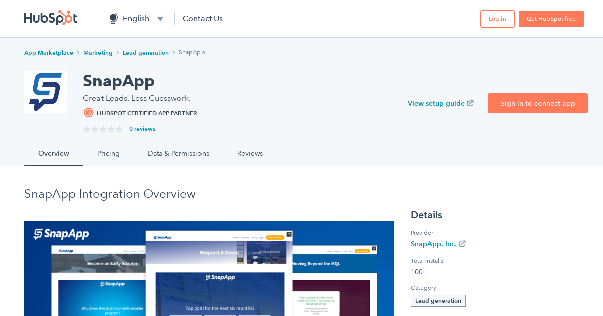 SnapApp HubSpot Integration | Connect Them Today
