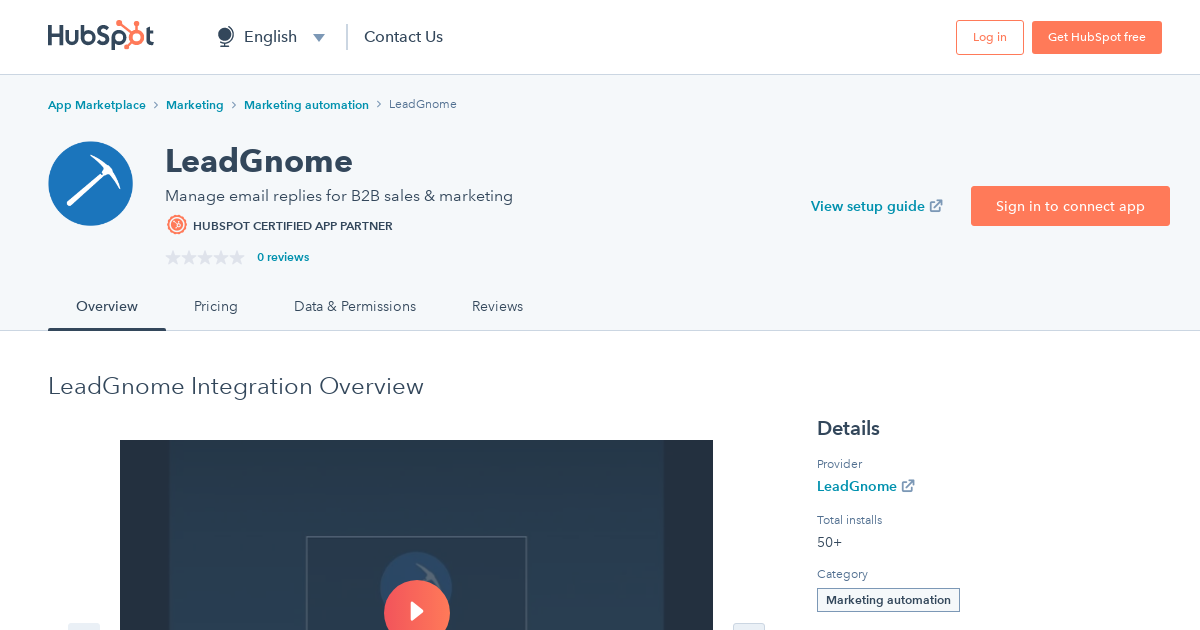 LeadGnome HubSpot Integration | Connect Them Today