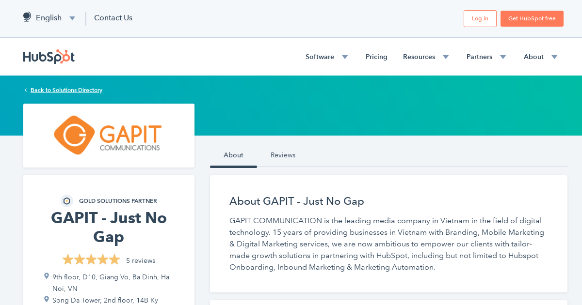 GAPIT - Just No Gap Agency Services & Qualifications | HubSpot