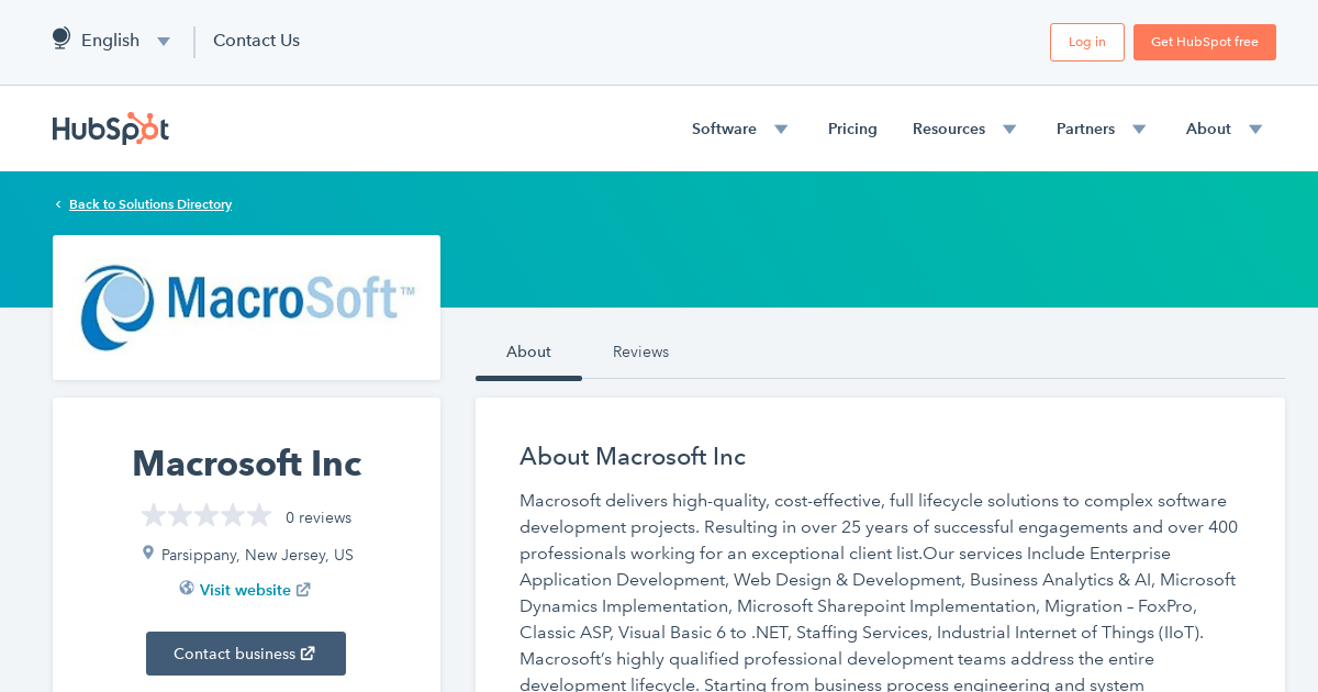 Macrosoft Inc Agency Services & Qualifications | HubSpot