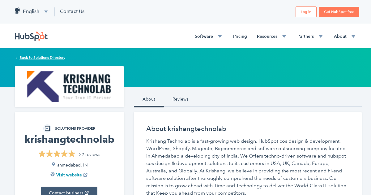 krishangtechnolab Agency Services & Qualifications | HubSpot