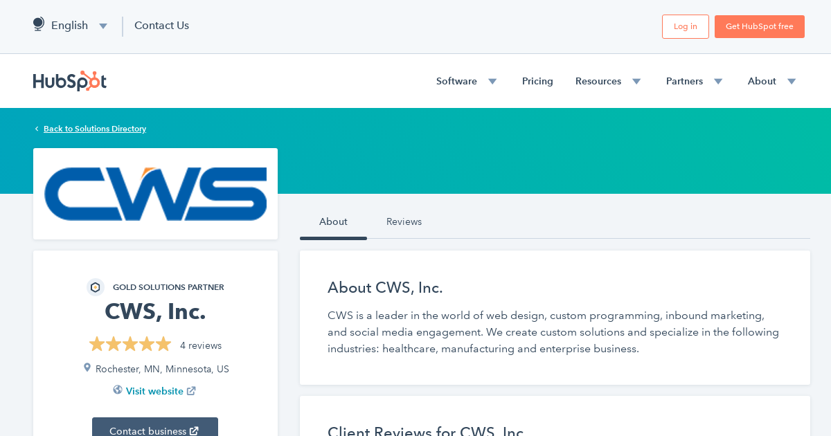 CWS, Inc. Agency Services & Qualifications | HubSpot