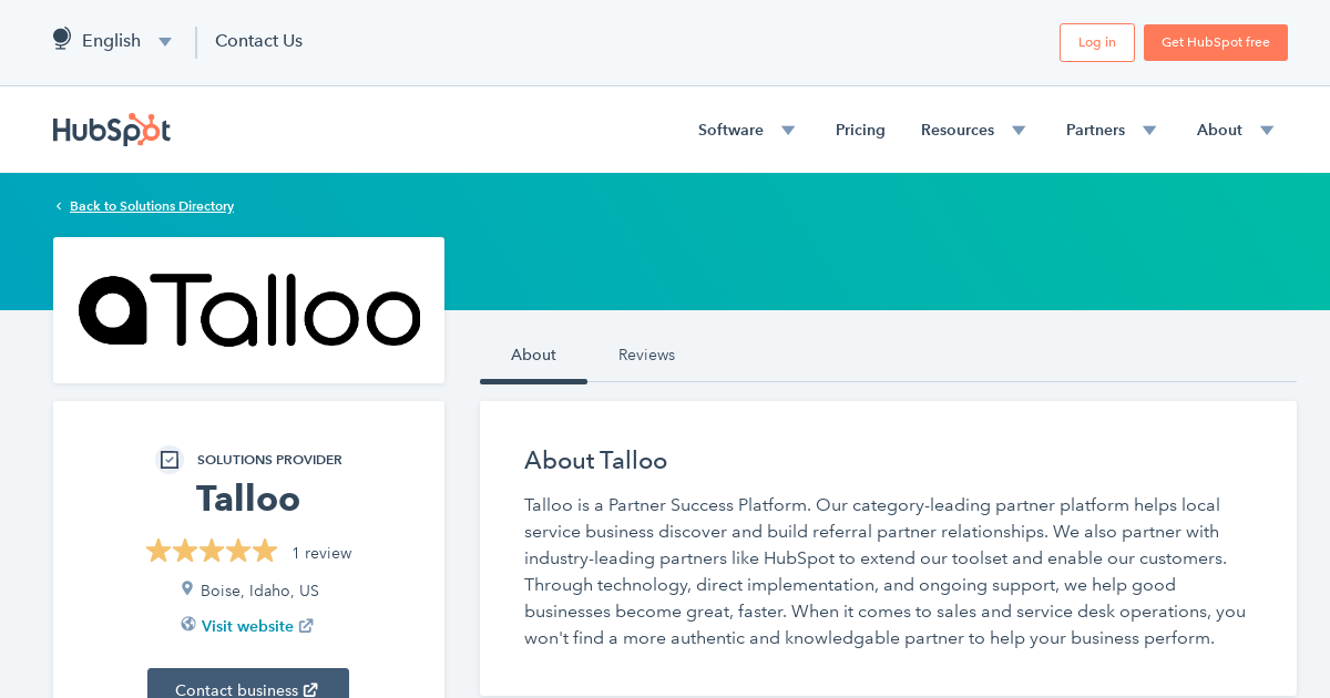Talloo Agency Services & Qualifications | HubSpot