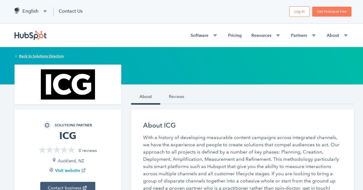 ICG Agency Services & Qualifications | HubSpot
