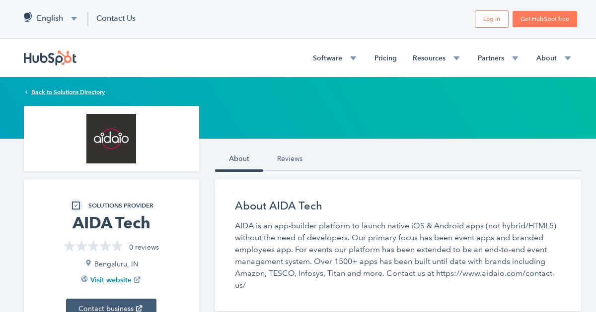AIDA Tech Agency Services & Qualifications | HubSpot