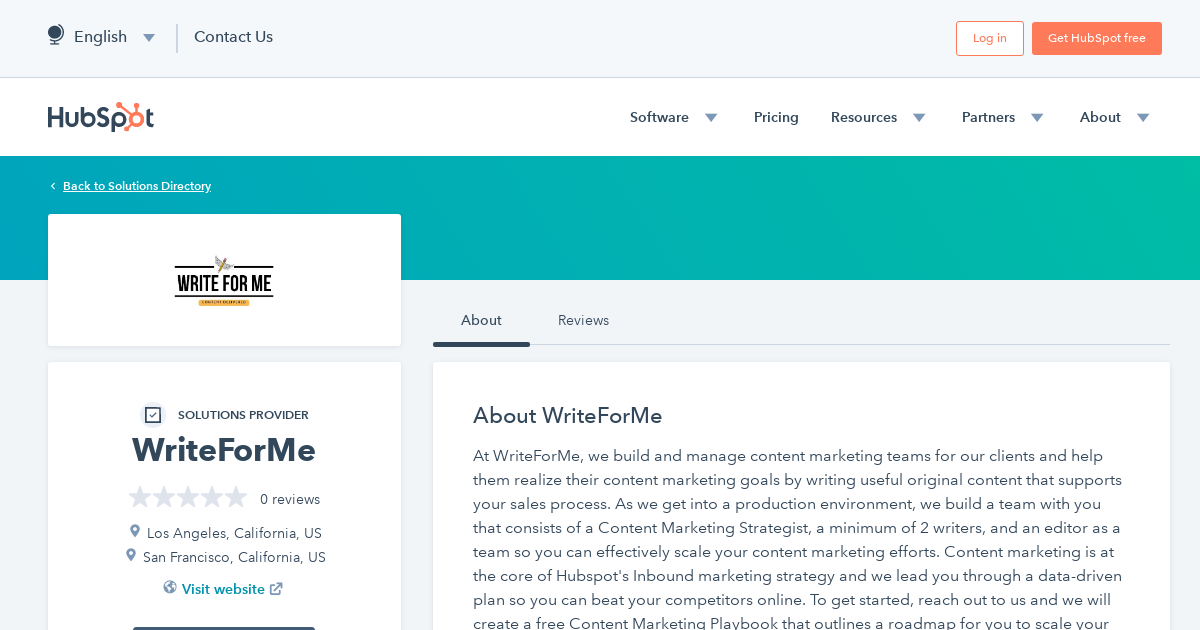 WriteForMe Agency Services & Qualifications | HubSpot