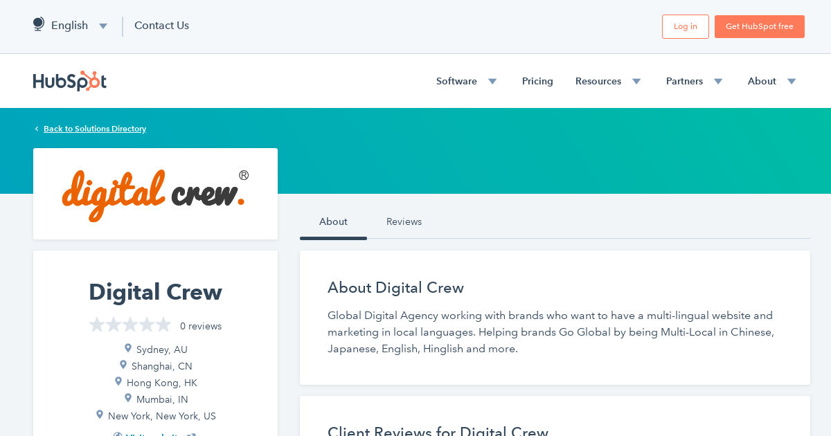 Digital Crew Agency Services & Qualifications | HubSpot