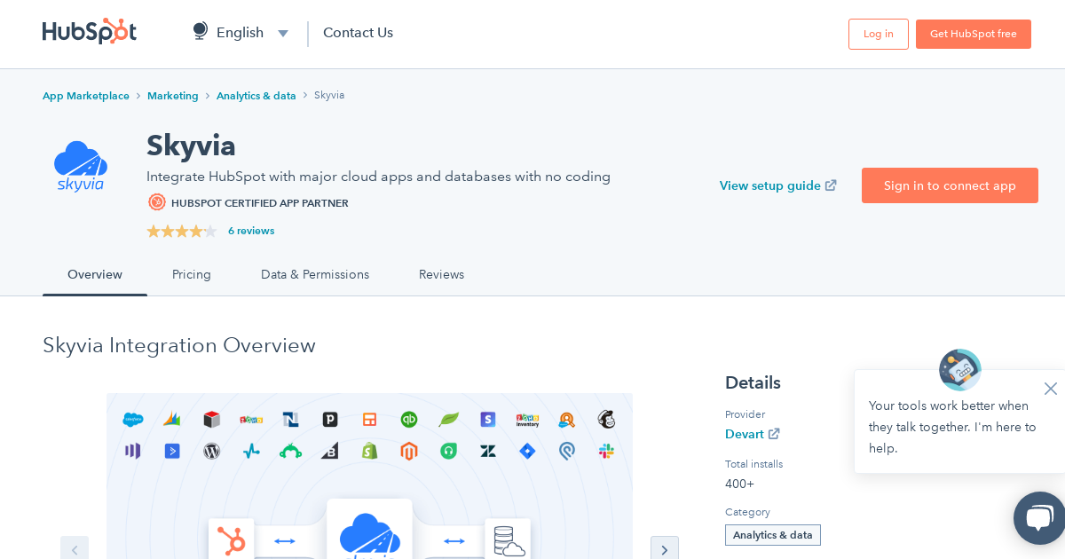 Skyvia HubSpot Integration | Connect Them Today