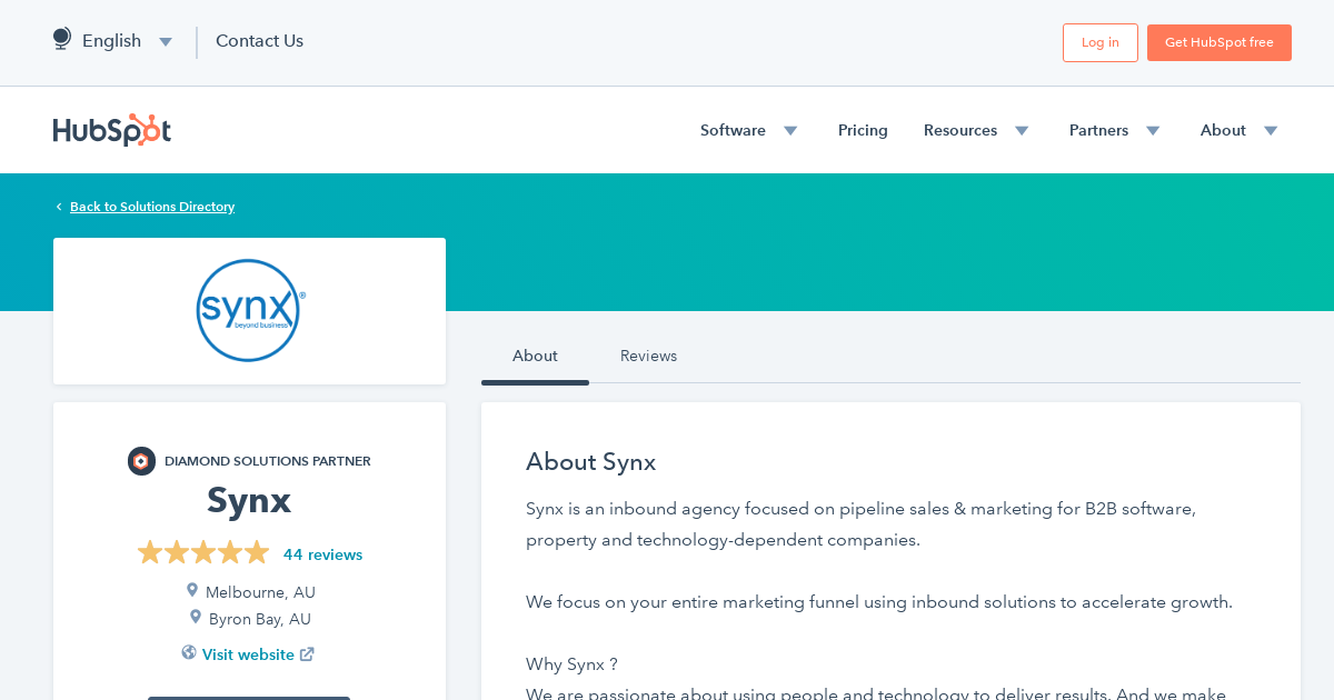 Synx Agency Services & Qualifications | HubSpot