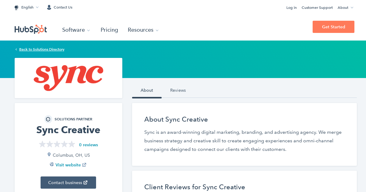 Sync Creative Agency Services & Qualifications | HubSpot