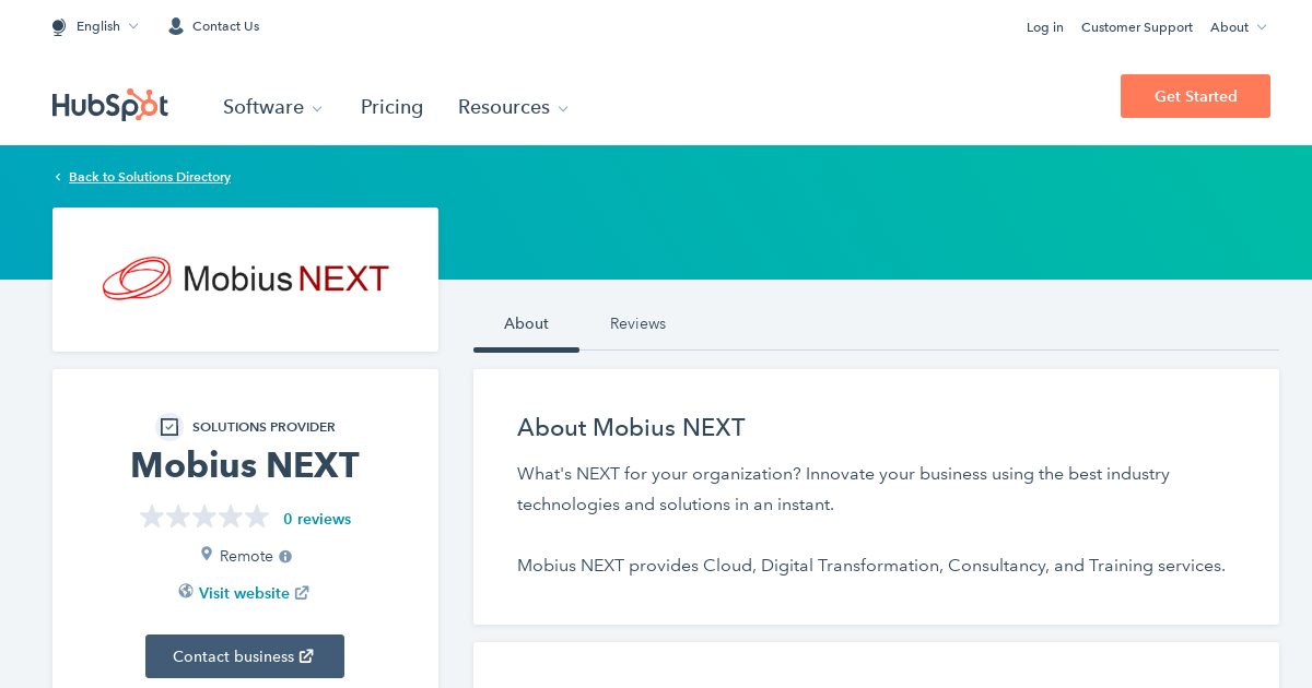 Mobius NEXT Agency Services & Qualifications | HubSpot