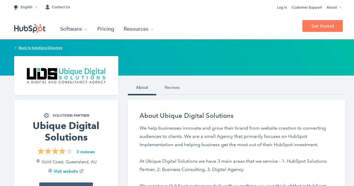 Ubique Digital Solutions Agency Services & Qualifications | HubSpot