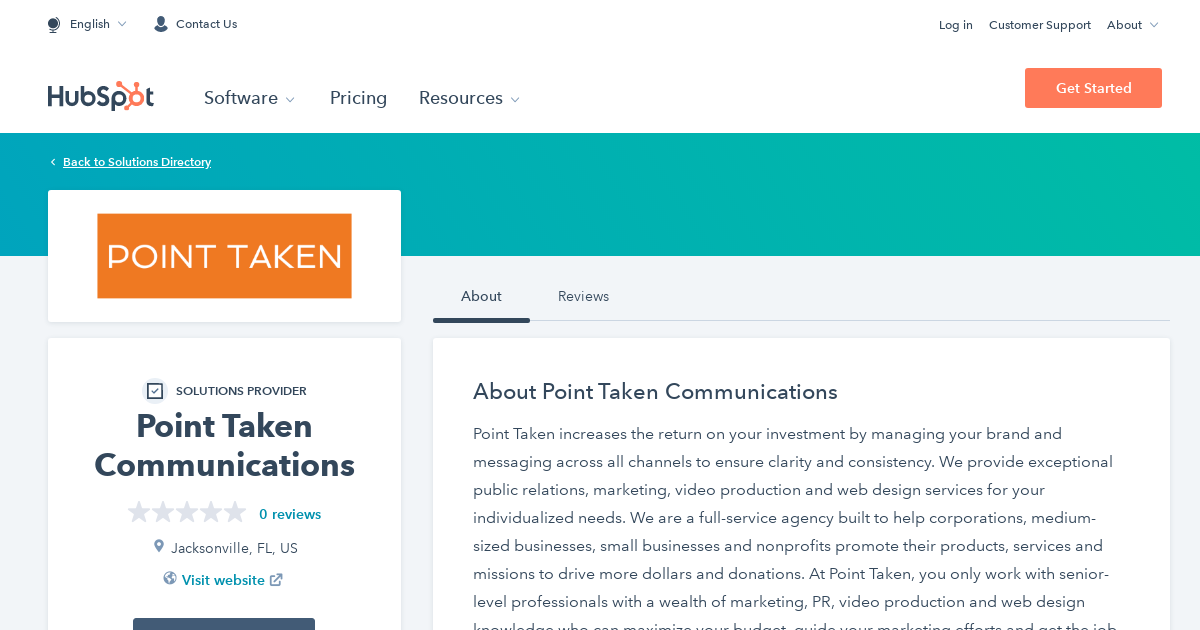 Point Taken Communications Agency Services & Qualifications | HubSpot