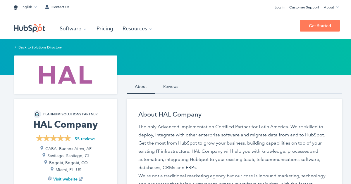 Servicios y calificaciones de la agencia HAL Company | HubSpot