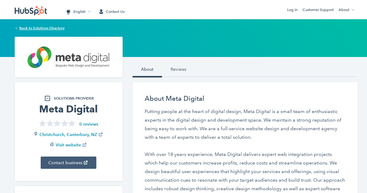 Meta Digital Agency Services & Qualifications | HubSpot