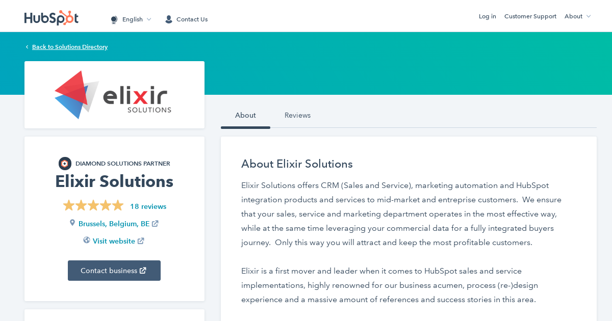 Elixir Solutions Agency Services & Qualifications | HubSpot