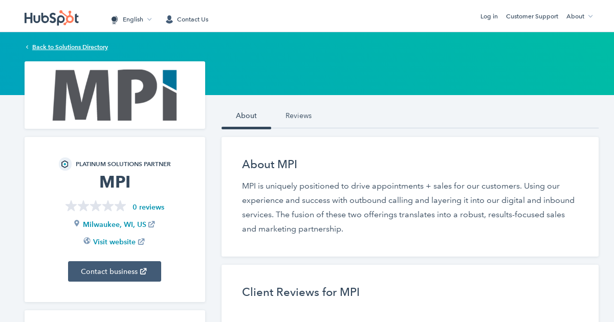 MPI Agency Services & Qualifications | HubSpot