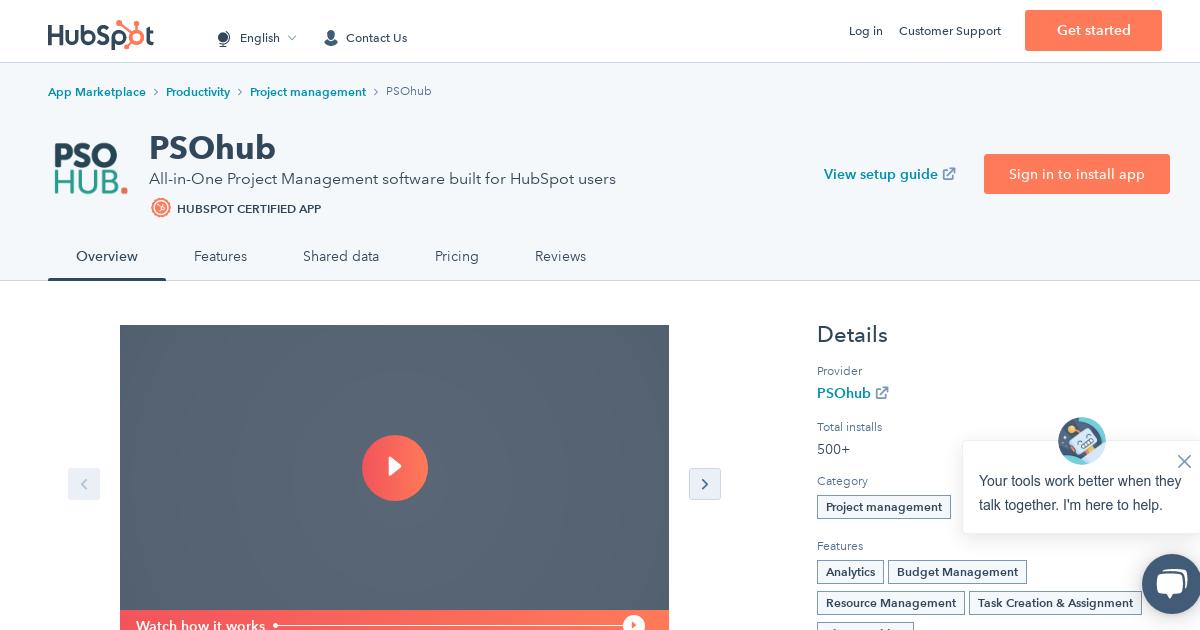 PSOhub HubSpot Integration | Connect Them Today