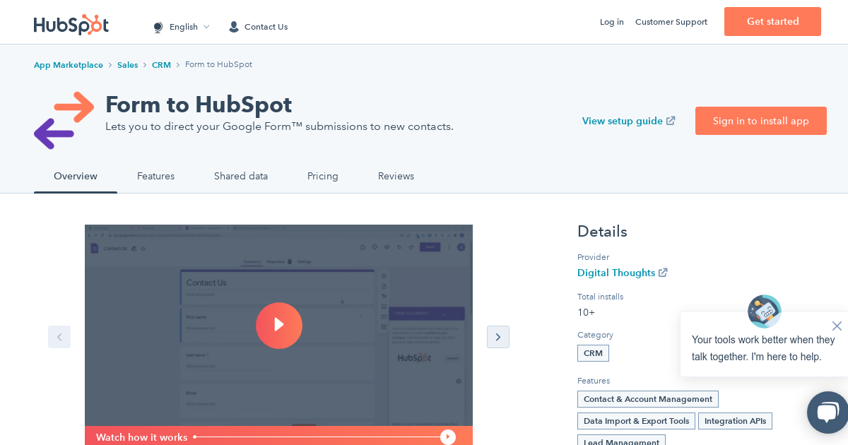 Form To HubSpot HubSpot Integration Connect Them Today